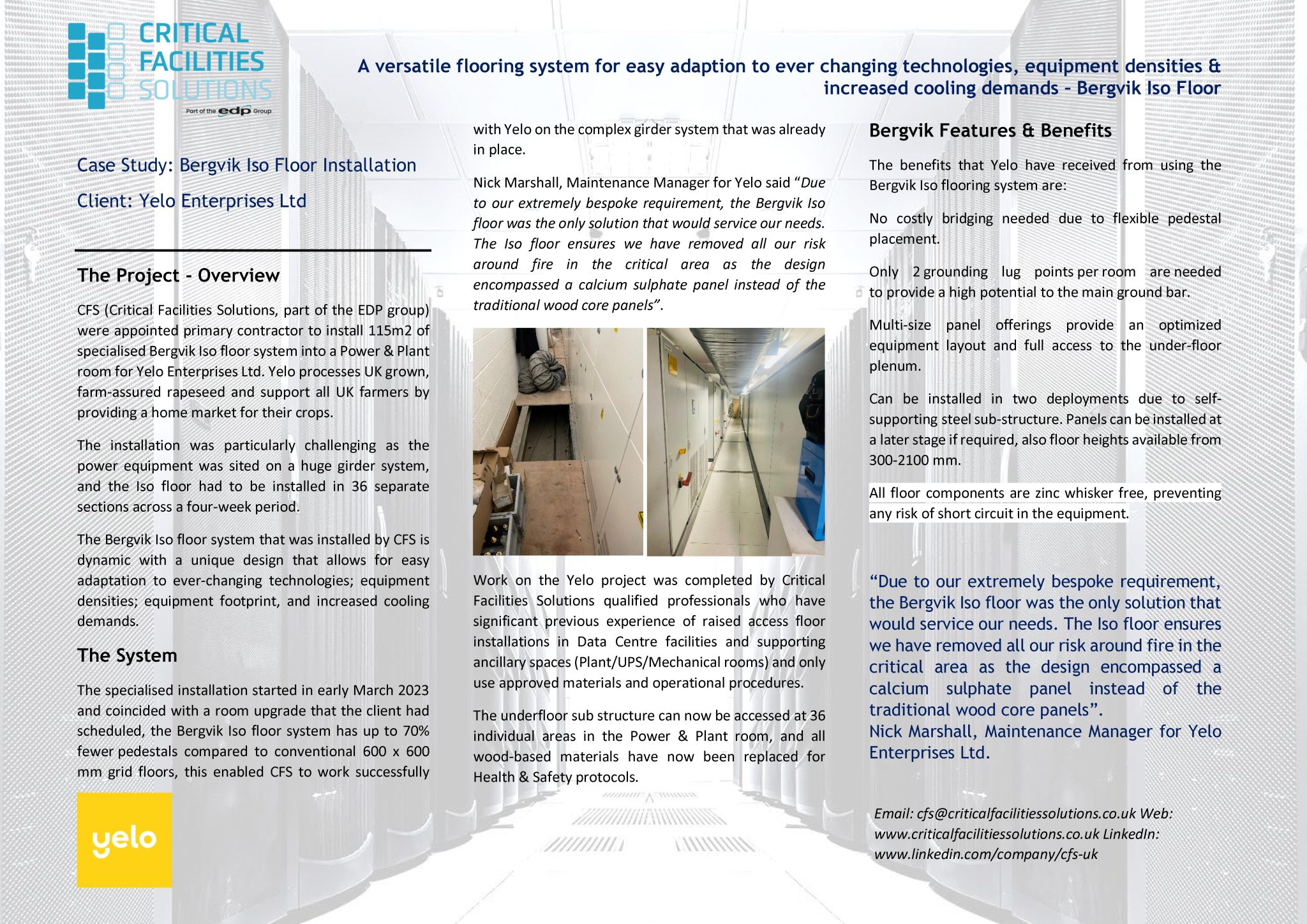 Case Studies - Critical Facilities Solutions - UK